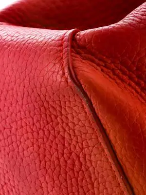 LOUIS VUITTON Volta Handbag Leather Satchel - Red