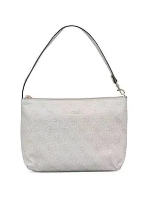 Guess Large Monogram Print Logo Plaque Tote Bag