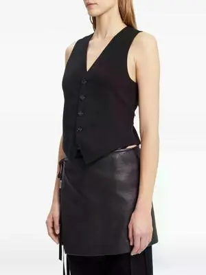 ANN DEMEULEMEESTER Double Gauze Waistcoat