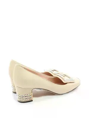 Gucci 2020s G Logo Rhinestone Pumps