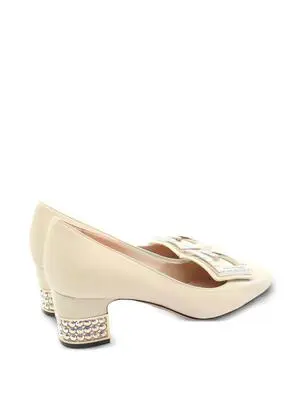 Gucci 2020s G Logo Rhinestone Pumps