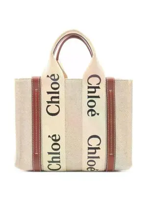 Chloé 2000s Small Woody Tote Bag - Neutrals