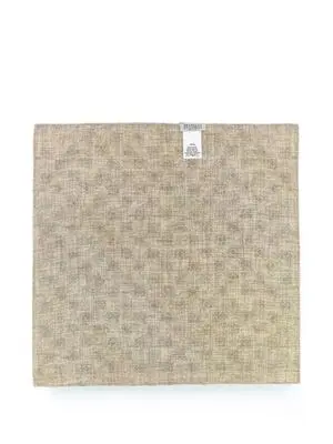 Brunello Cucinelli Geometric-print Silk Pocket Square