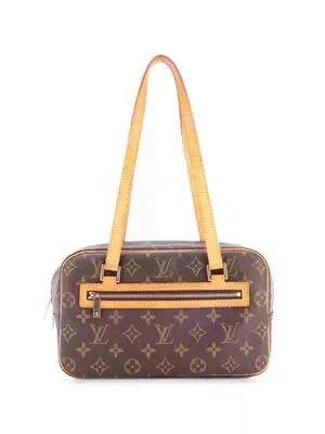 LOUIS VUITTON Cite Handbag Monogram Canvas Mm Shoulder Bag - Brown