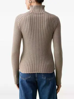 Marc O'polo Ribbed-knit High-neck Sweater
