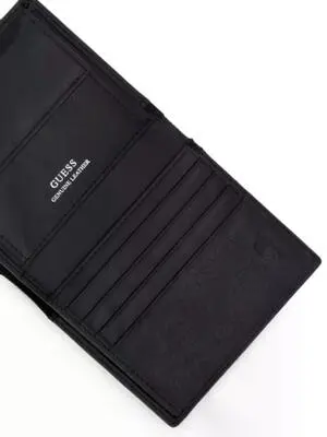 Guess Logo-plaque Bifold Wallet