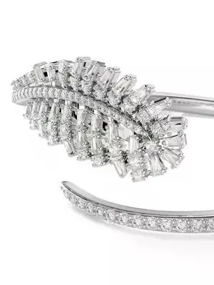 SWAROVSKI Crystal-embellished Leaf-motif Bracelet