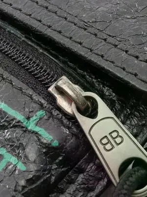 Balenciaga 2010s Explorer Graffiti Shoulder Bag