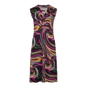 CONQUISTA Mulberry Stretch Jersey Empire Line Dress - Purple