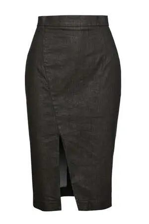 CONQUISTA Dusty Green Pencil Skirt Fashion - Grey