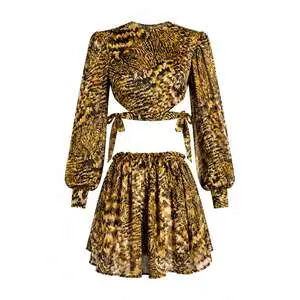 MAUI X LOLITA Neutrals / Gigi Two-piece Skirt Set - Black