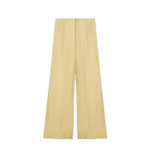 NOCTURNE Relaxed Straight-leg Pants - Yellow