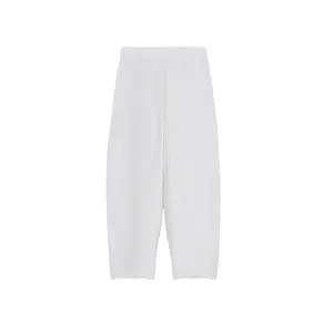 NOCTURNE Relaxed Linen Pants - White