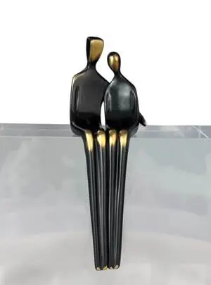 YENNY COCQ LLC Close To Me Sculpture In Bronze - Black