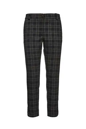 CONQUISTA Punto Di Roma Crop Pants - Black