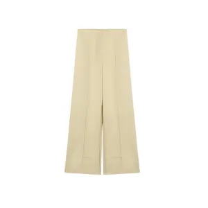 NOCTURNE High-waist Tailored Wide-leg Pants - Yellow