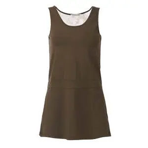 CONQUISTA Sleeveless A Line Tunic - Brown