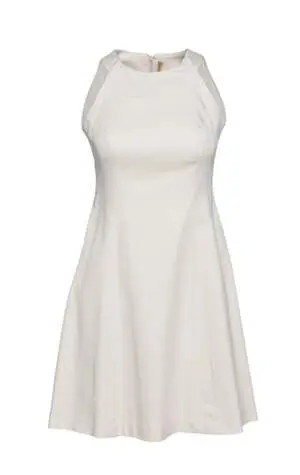 CONQUISTA A Line Sleeveless Sand Dress