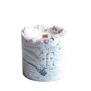 Esti Living Glow Gemstone Candle Large - Silver