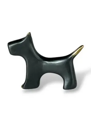 YENNY COCQ LLC Miniature Dog Sculpture - Black