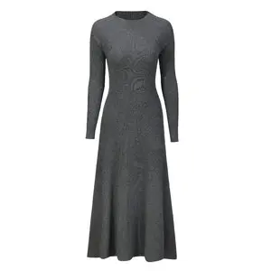 NUAJE NUAJE Anita Long Sleeve Merino Wool Dress
