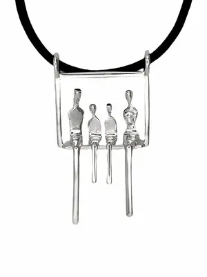 YENNY COCQ LLC Family Of Four - Silver