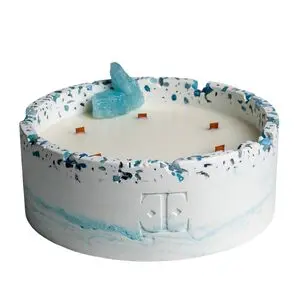 Esti Living Luna Collection Ocean Wave Candle - Blue