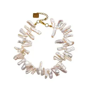 SUNSET MAGIC STUDIO Selene Pearl Anklet - Yellow