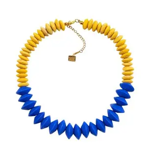 SUNSET MAGIC STUDIO African Statet Necklace Dear, Sunset - Yellow