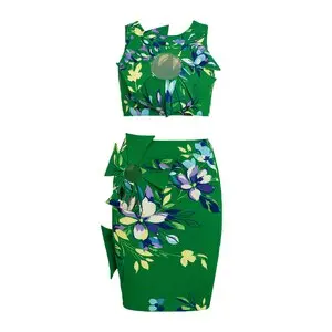 MAUI X LOLITA Eve Two-piece Skirt Set - Green