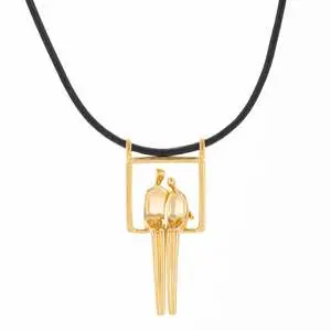 YENNY COCQ LLC Couple Pendant "close To Me - Gold