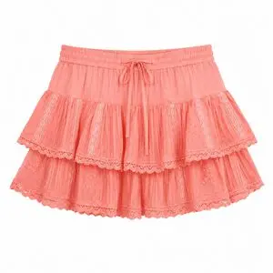MUCHE & MUCHETTE Coquette Skort Coral