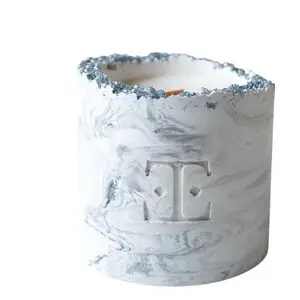 Esti Living Muse Crystal Candle Large - Silver