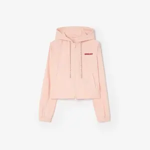 Burberry Heart Knight Stretch Nylon Hooded Jacket - Compact Pink
