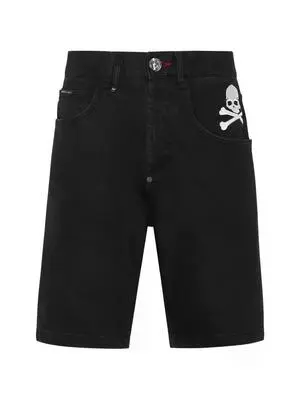 Philipp Plein Denim Formentera Shorts Basics - Black