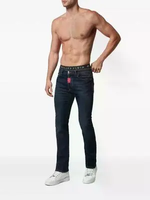 Philipp Plein Straight Supreme Fit Jeans - Blue