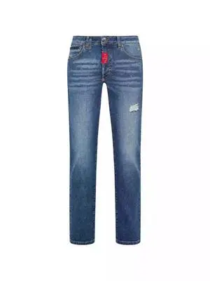Philipp Plein Straight Supreme Fit Jeans - Blue