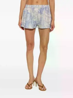 Off-White Printed Elasticated-waist Shorts