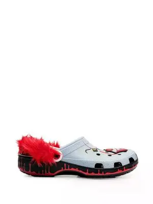 CROCS Pennywise Faux-fur Clogs - Grey