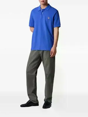 Paul Smith Mid Organic Cotton Zebra Polo Shirt