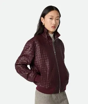 Bottega Veneta Intrecciato Leather Blouson - Jam
