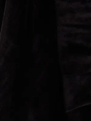 Balenciaga Velvet Maxi Dress With Asymmetric Neckline