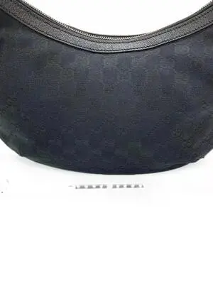 Gucci 2000s Gg Canvas Shoulder Bag - Black