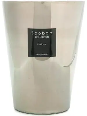 BAOBAB COLLECTION Platinum Candle - Metallic