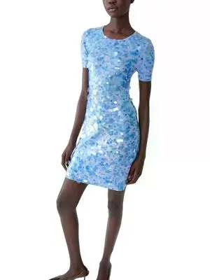 Carolina Herrera Paillette-embellished Mini Dress