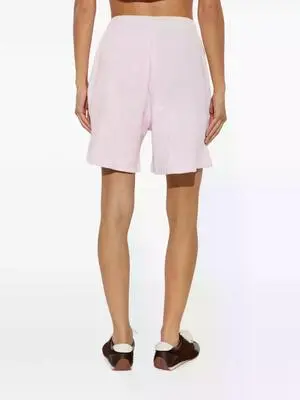 American Vintage Waffle-knit Cotton Shorts