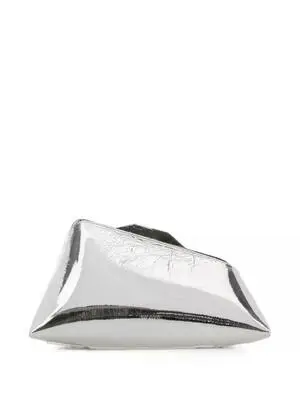 Attico 8.30 Pm Leather Clutch Bags - Silver