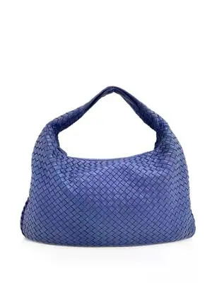 Bottega Veneta 2010s Intrecciato Tote Bag - Blue
