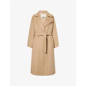 Max Mara Brushed Wool Coat 6 Camel