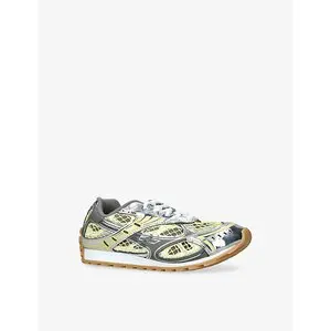 Bottega Veneta Orbit Metallic Woven Trainers